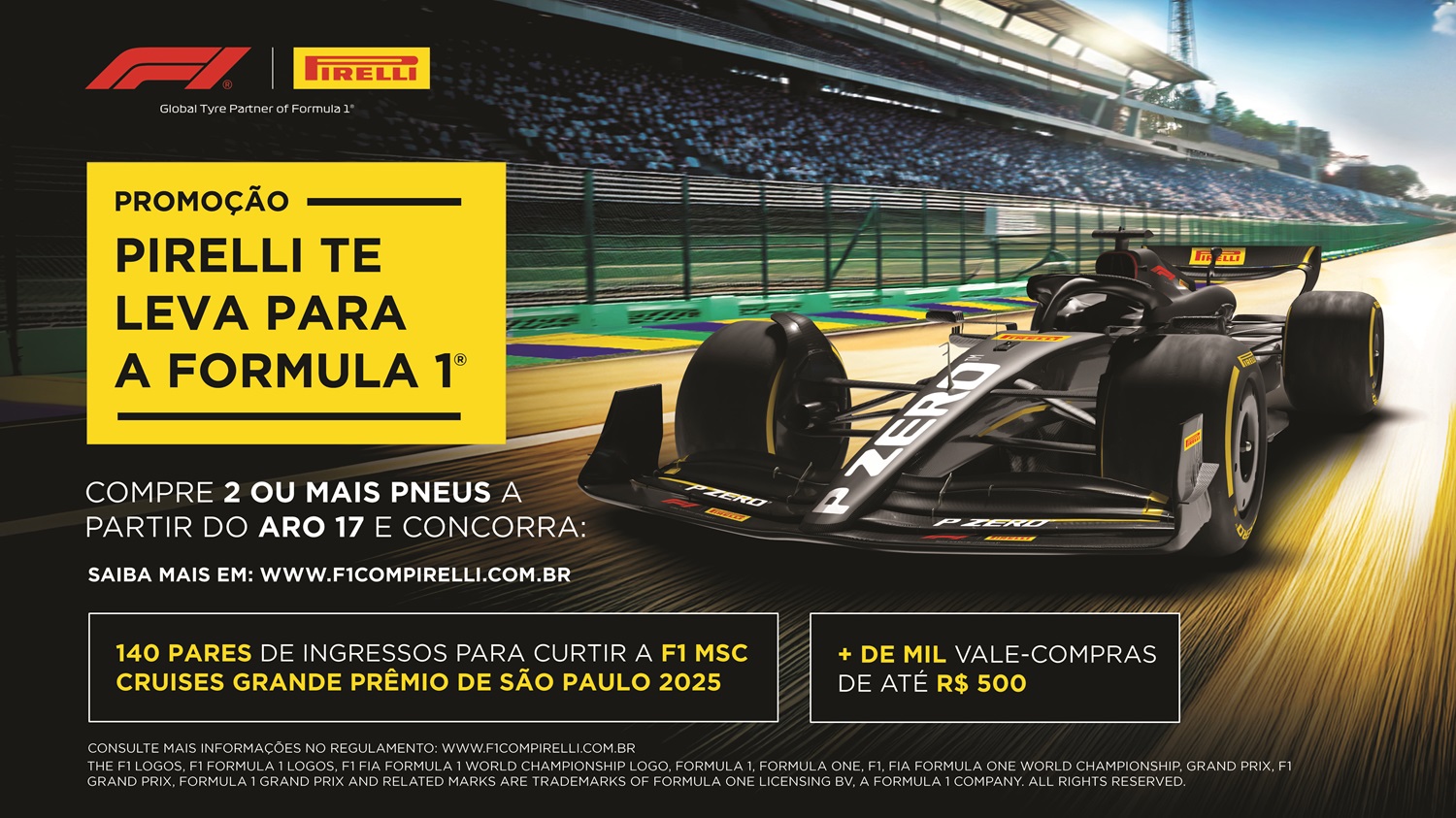PIRELLI SORTEARÁ INGRESSOS PARA GP SÃO PAULO DE FÓRMULA 1 - Fernando ...